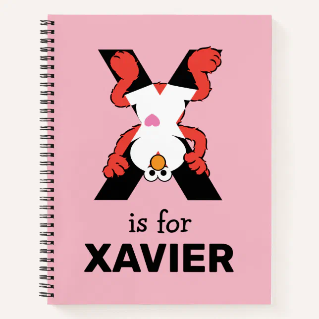 Elmo Alphabet | X Xray Notebook | Zazzle