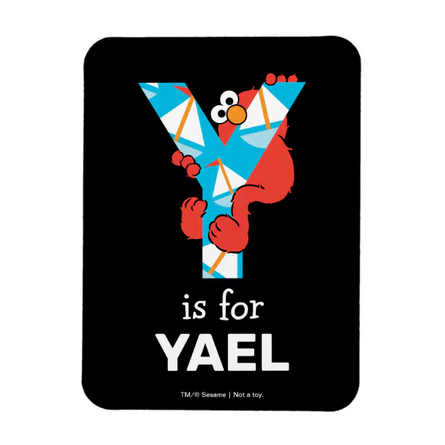 Elmo Alphabet | Y Yacht Magnet | Zazzle
