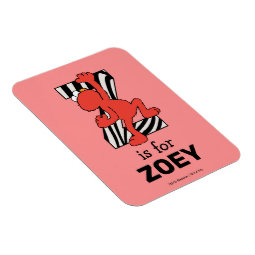 Elmo Alphabet | Z Zebra Magnet | Zazzle
