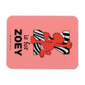 Elmo Alphabet | Z Zebra Magnet | Zazzle