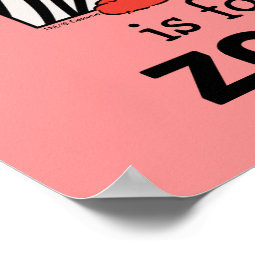 Elmo Alphabet | Z Zebra Poster | Zazzle