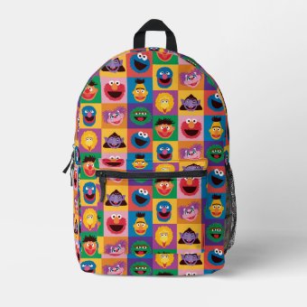 Elmo and Friends Printed Backpack | Zazzle