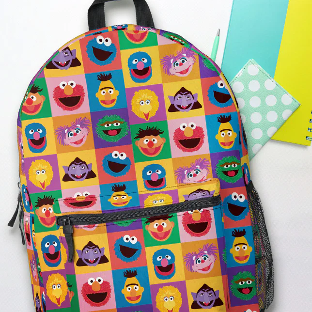 Elmo and Friends Printed Backpack | Zazzle