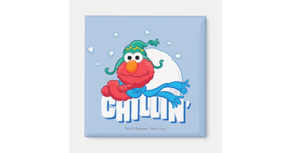 Elmo Chillin' Magnet | Zazzle