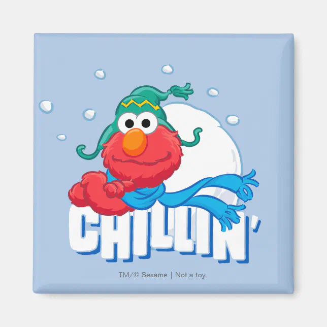Elmo Chillin' Magnet | Zazzle