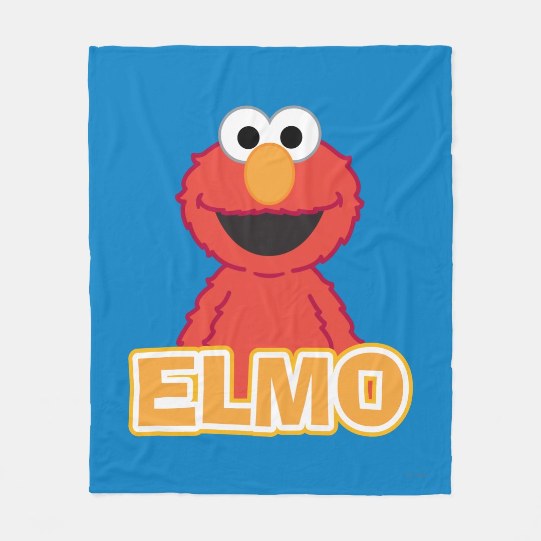 Elmo Classic Style Fleece Blanket | Zazzle
