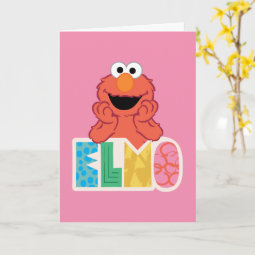 Elmo Cute & Fun Card | Zazzle