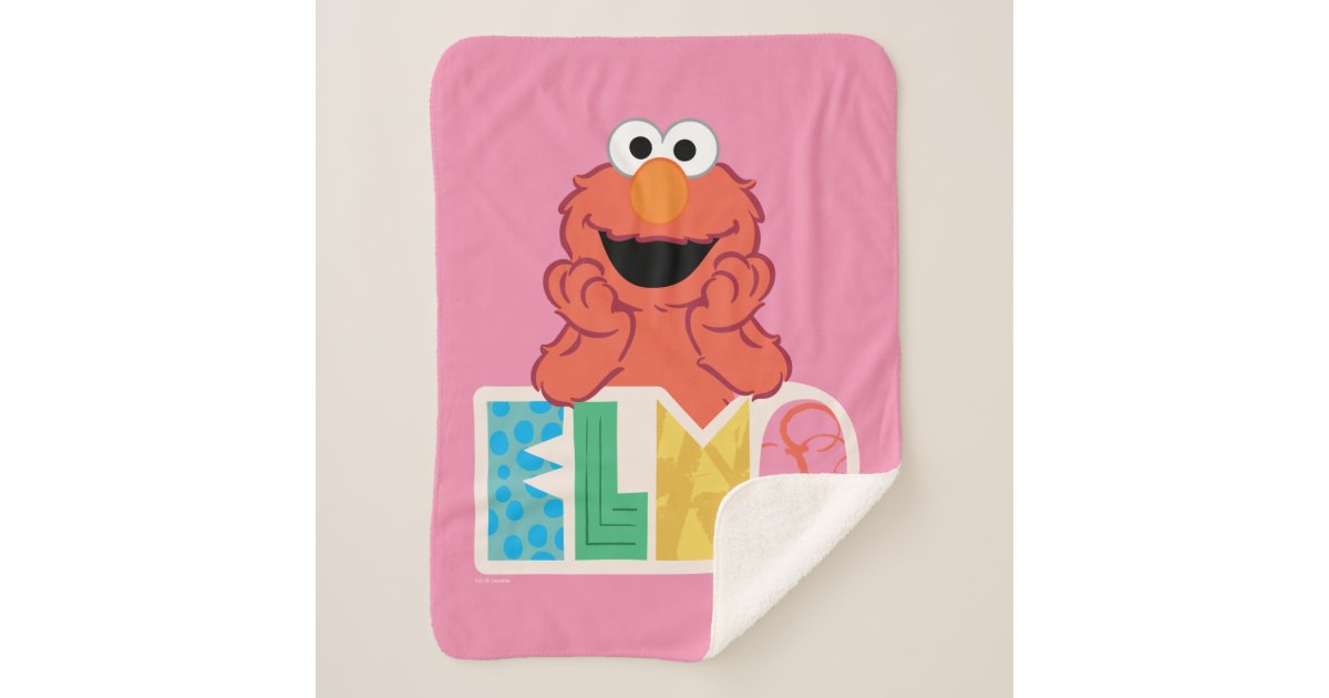 Elmo Cute & Fun Sherpa Blanket | Zazzle