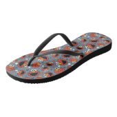 Elmo | Elmo Rules Star Pattern Flip Flops | Zazzle