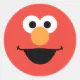 Elmo Face Art Classic Round Sticker | Zazzle