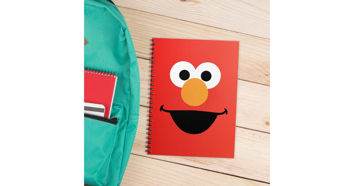 Elmo Face Art Notebook | Zazzle