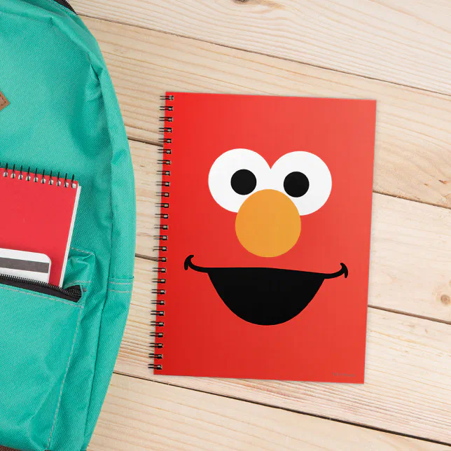 Elmo Face Art Notebook | Zazzle