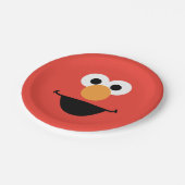 Elmo Face Art Paper Plates | Zazzle