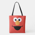 Elmo Face Art Tote Bag | Zazzle