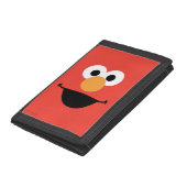 Elmo Face Art Tri-fold Wallet | Zazzle