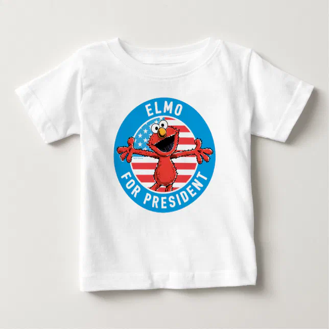 Elmo for President - Flag Baby T-Shirt | Zazzle