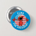 Elmo for President - Flag Button | Zazzle