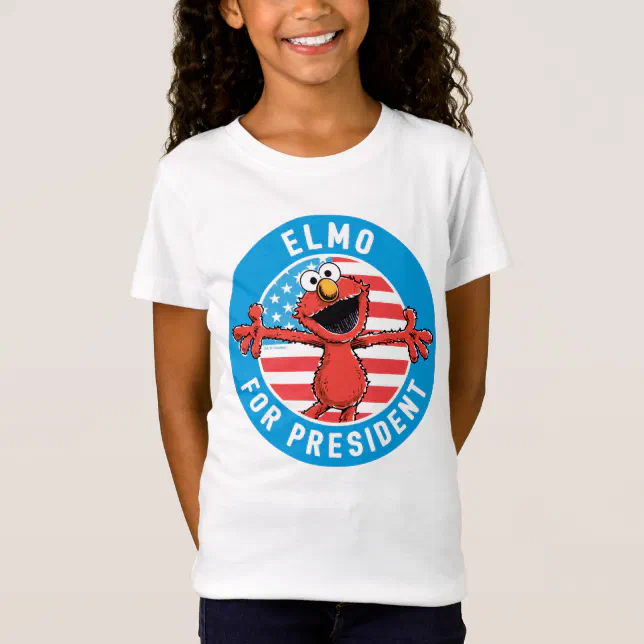 Elmo for President - Flag T-Shirt | Zazzle