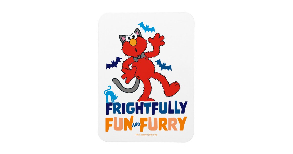 Elmo | Frightfully Fun & Furry Magnet | Zazzle