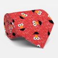 Elmo Fur Face Pattern Neck Tie | Zazzle