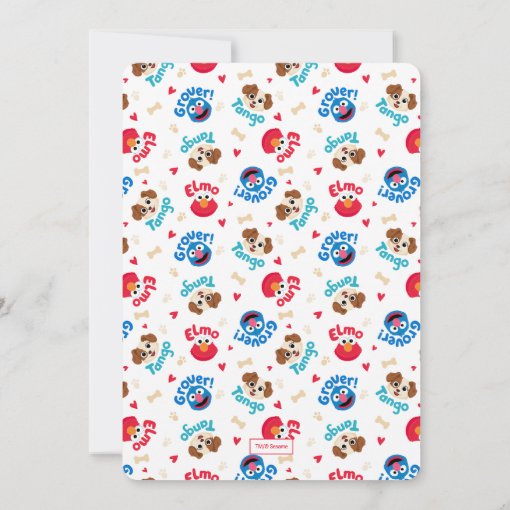 Elmo, Grover & Tango Birthday Invitation | Zazzle