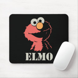 Elmo Half Mouse Pad | Zazzle