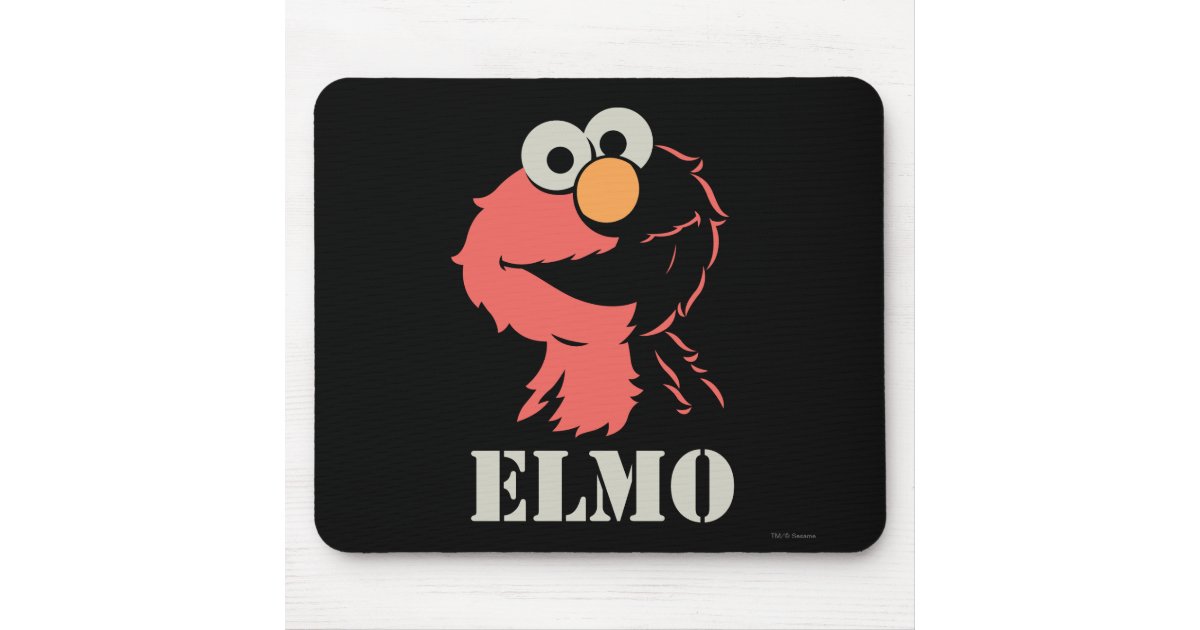 Elmo Half Mouse Pad | Zazzle