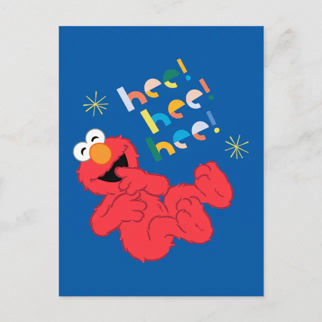 Elmo Hee! Hee! Hee! Postcard | Zazzle