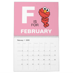 Elmo Sesame Street | Add Your Name Calendar | Zazzle