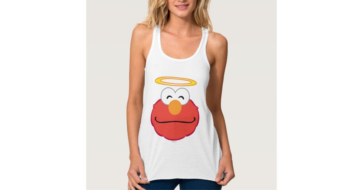 Elmo Smiling Face with Halo Tank Top | Zazzle