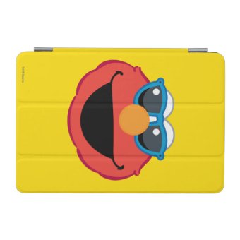 Elmo Smiling Face with Sunglasses iPad Mini Cover | Zazzle