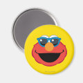 Elmo Smiling Face with Sunglasses Magnet | Zazzle