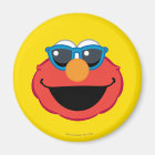 Elmo Smiling Face with Sunglasses Magnet | Zazzle