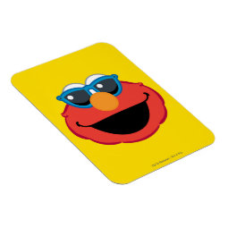 Elmo Smiling Face with Sunglasses Magnet | Zazzle