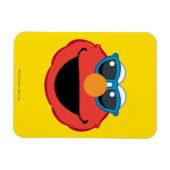 Elmo Smiling Face with Sunglasses Magnet | Zazzle