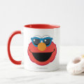 Elmo Smiling Face with Sunglasses Mug | Zazzle