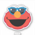 Elmo Smiling Face with Sunglasses Sticker | Zazzle