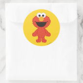 Elmo Wool Style Classic Round Sticker | Zazzle