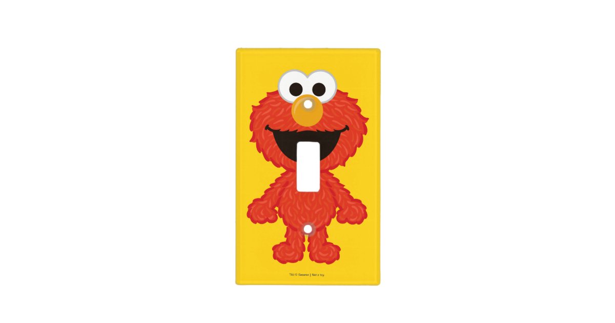Elmo Wool Style Light Switch Cover | Zazzle