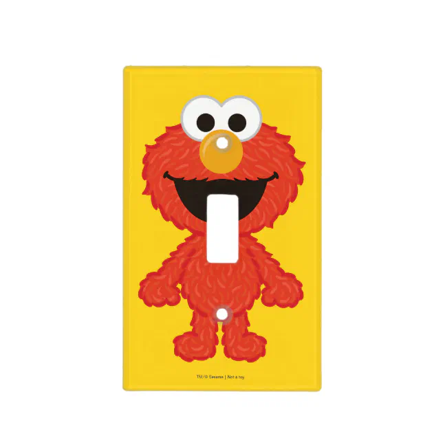 Elmo Wool Style Light Switch Cover | Zazzle