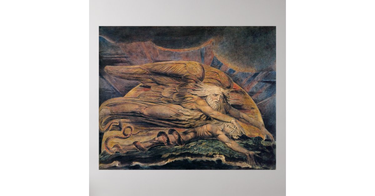 Elohim Creating Adam Poster | Zazzle