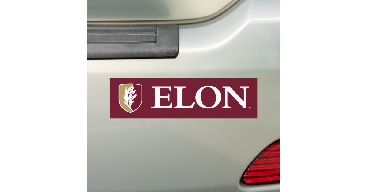 Elon University Bumper Sticker | Zazzle