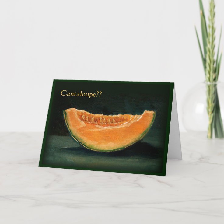 Elopement Announcement, Humor, Funny, CANTALOUPE Announcement | Zazzle