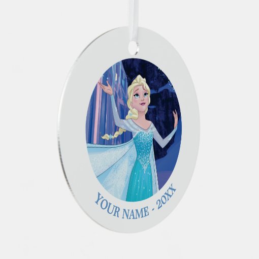 Elsa | Arms Apart Add Your Name Metal Ornament | Zazzle