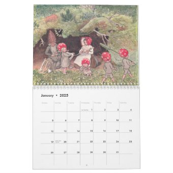 Elsa Beskow Calendar | Zazzle