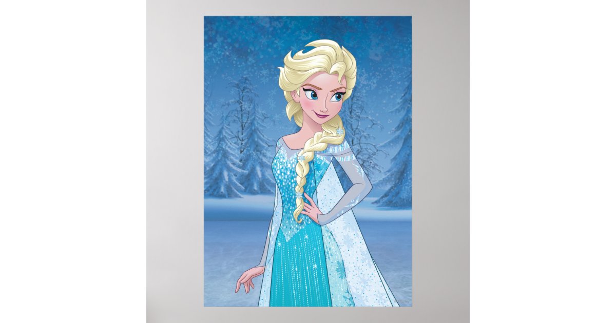 Elsa | Eternal Winter Poster | Zazzle