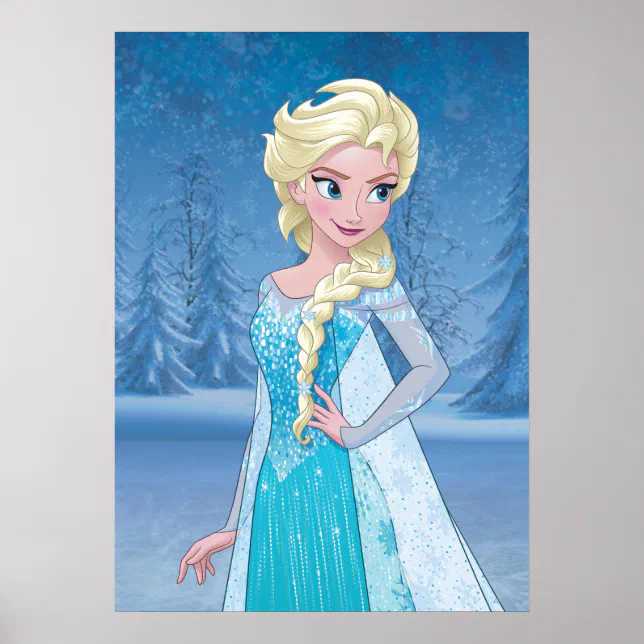Elsa | Eternal Winter Poster | Zazzle