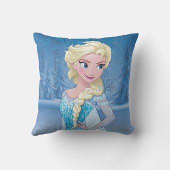 Elsa | Eternal Winter Throw Pillow | Zazzle