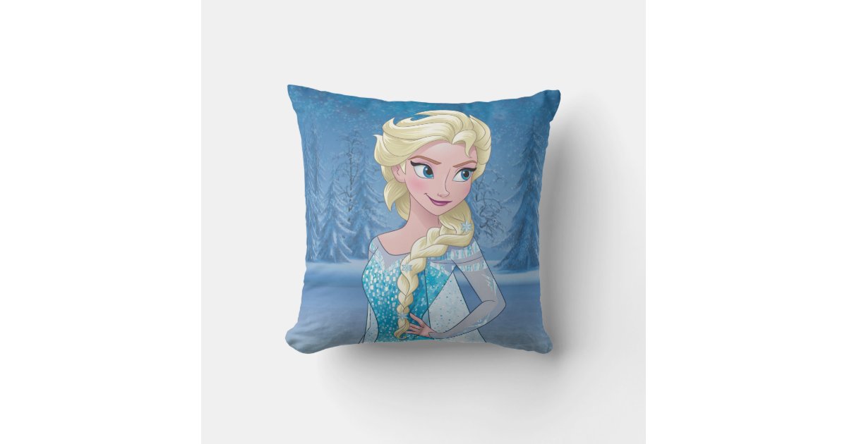 Elsa | Eternal Winter Throw Pillow | Zazzle