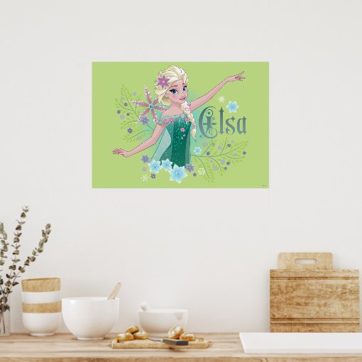 Elsa | Giving from the Heart Poster | Zazzle